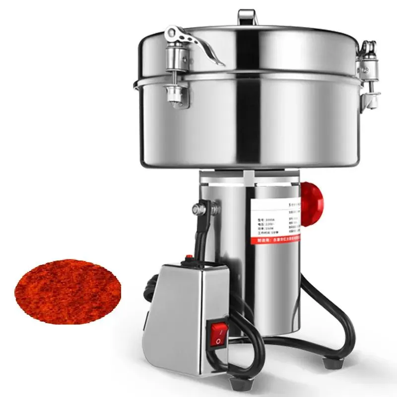 4500g Electric Grain Mill Grinder - High-Speed Commercial Powder ...