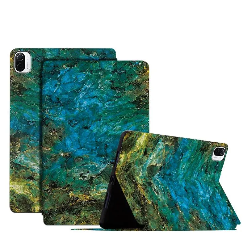 DHgate.com:Bags Shockproof Leather Stone Marble Tablet Cases For Xiaomi ...