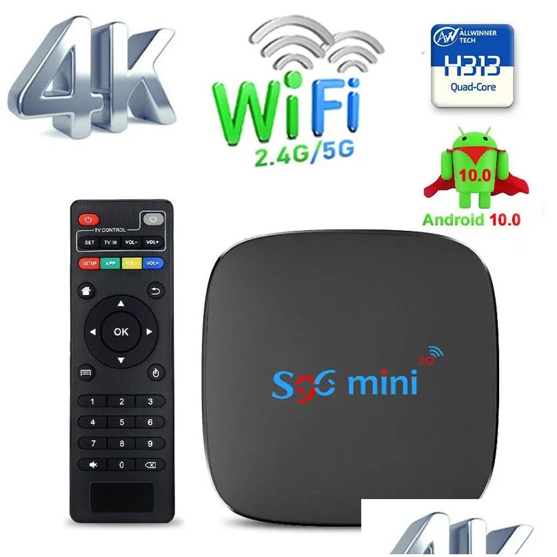 Android TV Box S96 Mini 2024 4K Player Media Player, 2 GB De RAM 16 GB ...