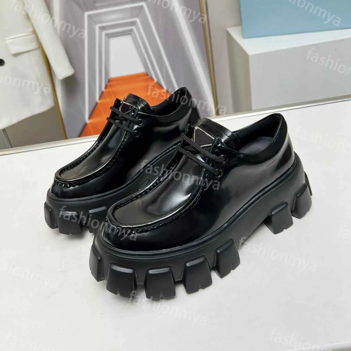 Designer Shoe Men Women Casual Monolith Logo Black Monolith Brushed ...