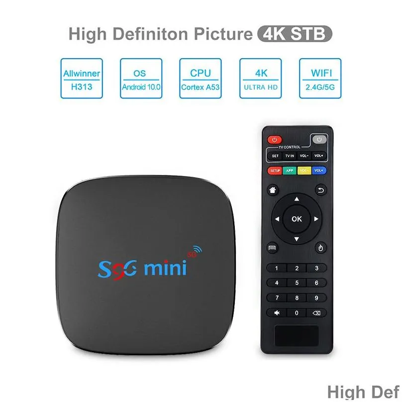 Android TV Box S96 Mini 2024 4K Player Media Player, 2 GB De RAM 16 GB ...