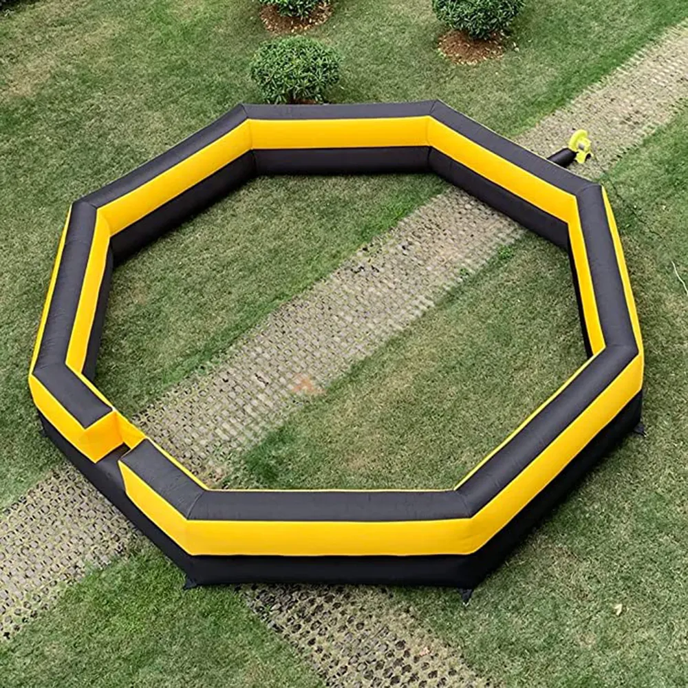 Inflatable Gaga Ball Pit & Bumper Car Track - Portable Gaga Game Arena ...