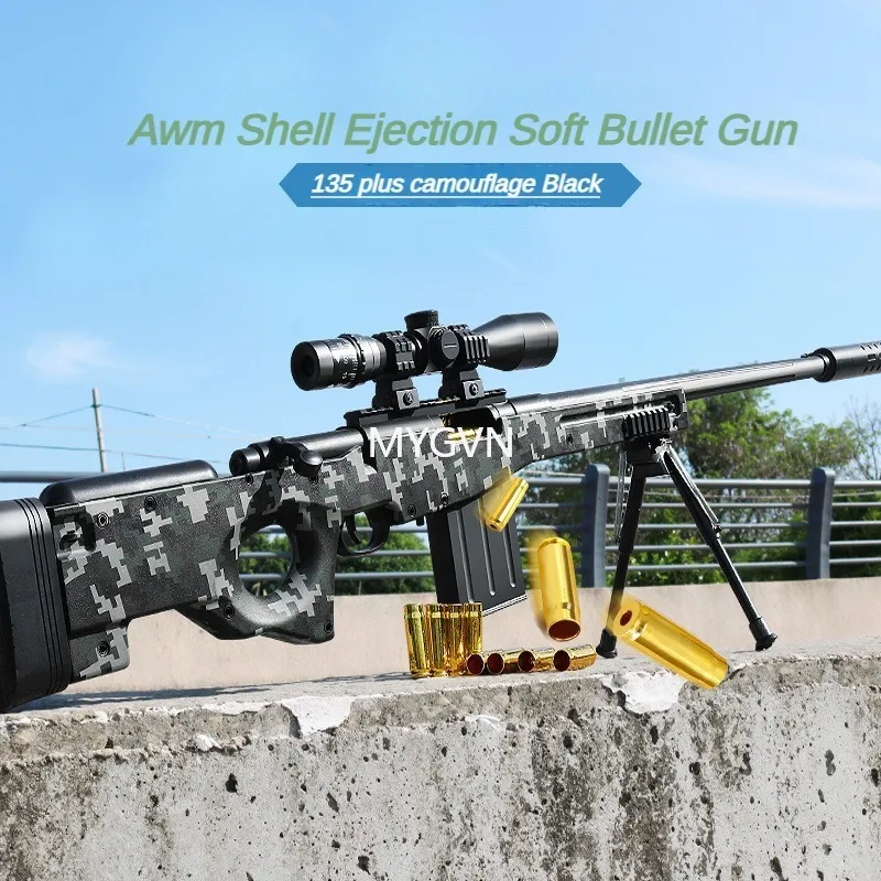 AWM Sniper Soft Bullet Shell Ejection Manual Armas... From Mygun666 ...