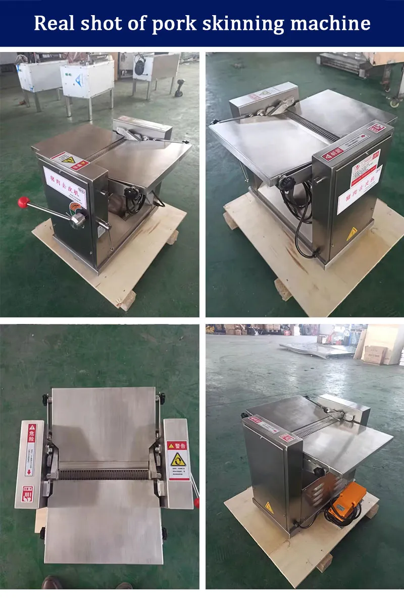 Commercial Pig Meat Pork Skin Removing Separator Cutting Machine ...