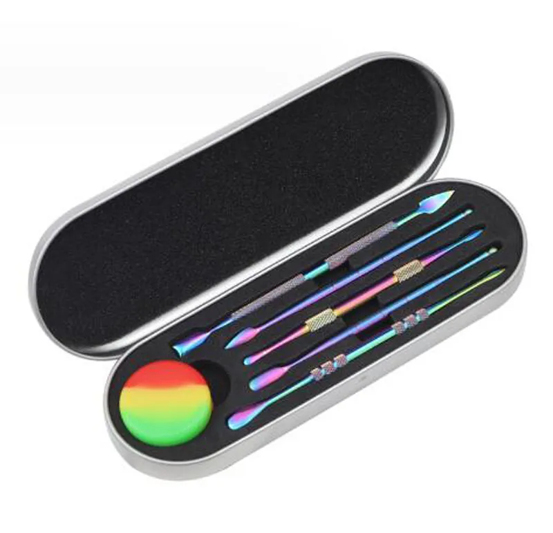 Smoking Wax Dabber Tool Kit Set Tank Stainless Steel Dab Clean Tools ...