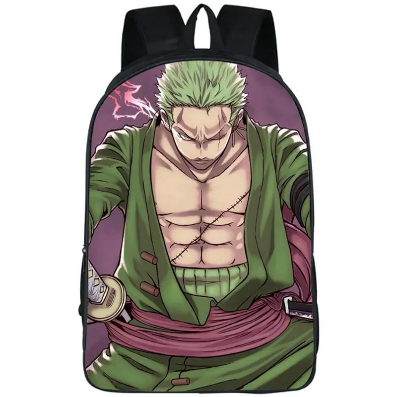 ₩27,223에서 RORONOA ZORO BACKPACK ONE PIECE DAYPACK SWORD SCHOOL BANG 만화 ...