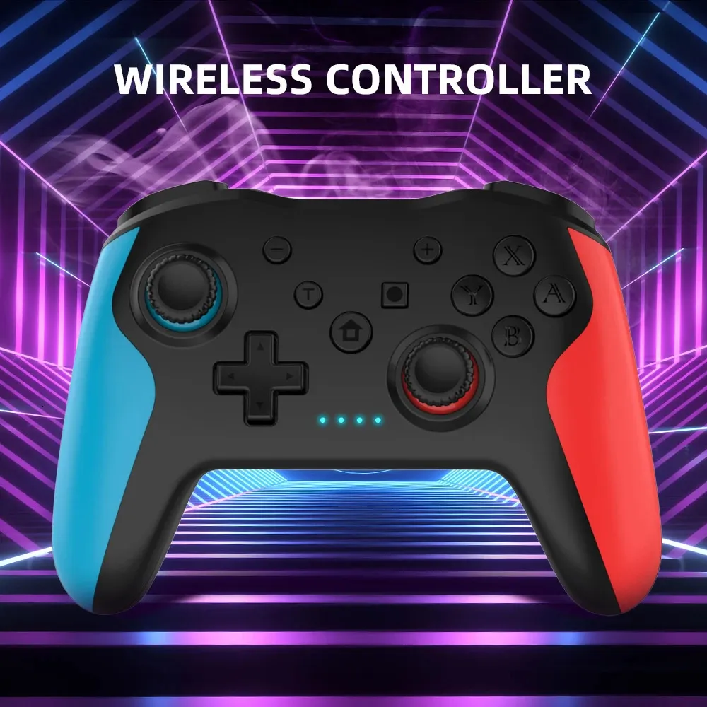 Lag-Free Wireless Pro Controller - Bluetooth & 2.4Ghz Joystick Gamepad ...