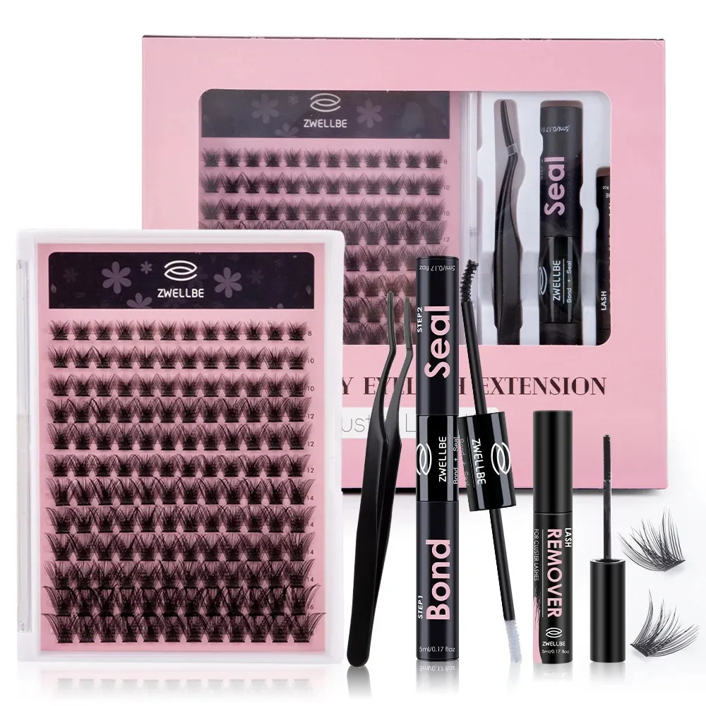 DIY Eyelash Extension Kit At Home Individual Lashes Natural Lash ...