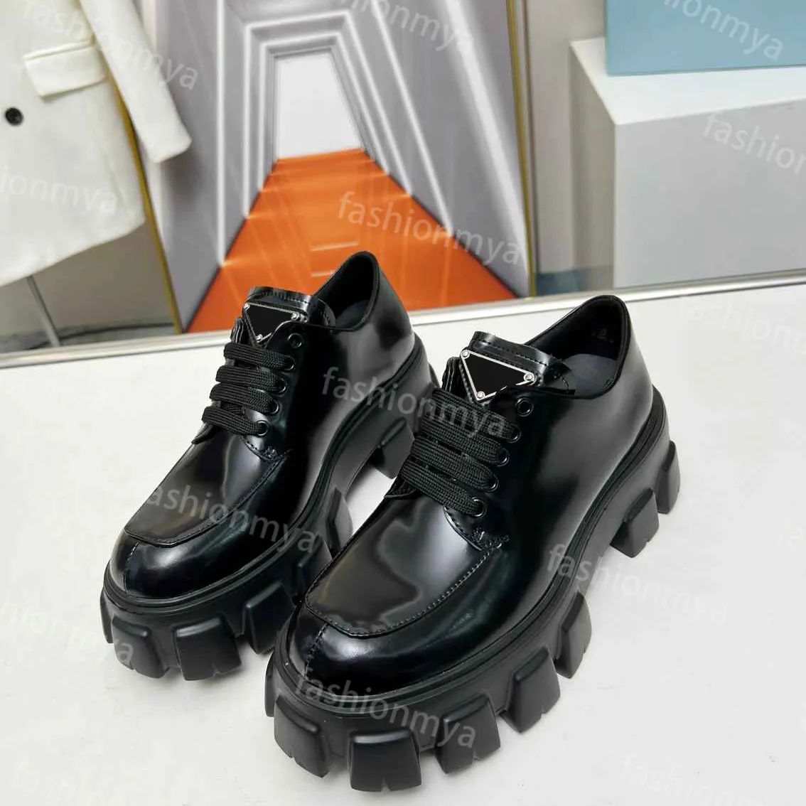 Designer Shoe Men Women Casual Monolith Logo Black Monolith Brushed ...