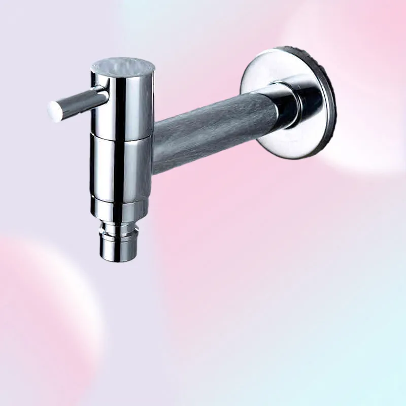 Wall Mount Garden Faucet - Small Outdoor Tap, Long Washing Machine ...