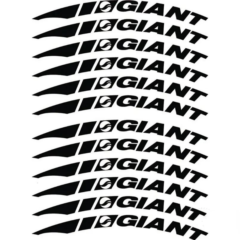 MTB RIM Reflective Stressions Road Bike Wheel Decals Cycling 20 24 26 ...