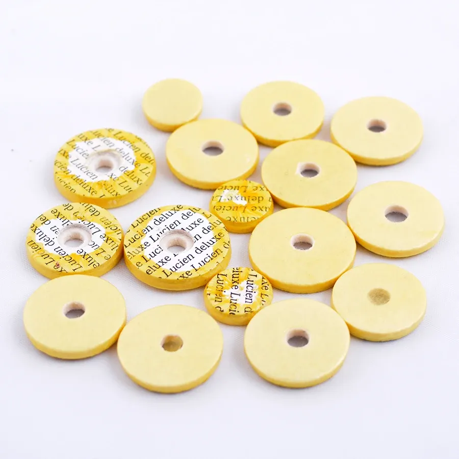 Flute Pads Set - Premium Yellow Leather Replacement Pads for Flute ...