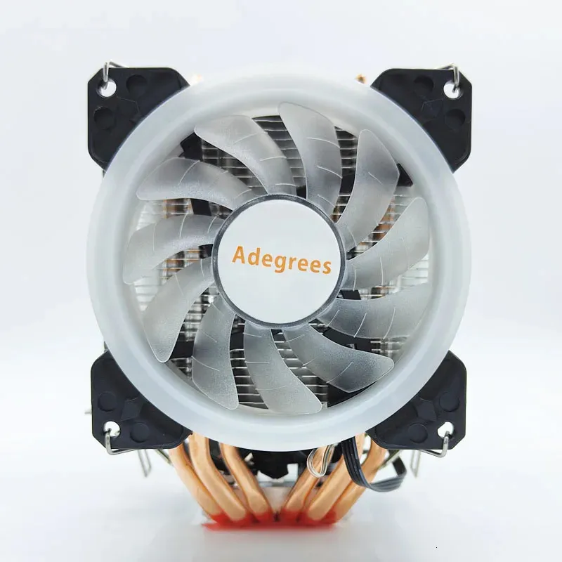 CPU Cooler 6 Heatpipes ARGB 4PIN PWM Processor Cooling Fan For Intel ...