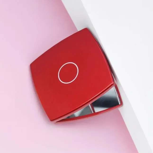 DHgate.com:Double-Sided Compact Makeup Mirror with Travel Pouch ...