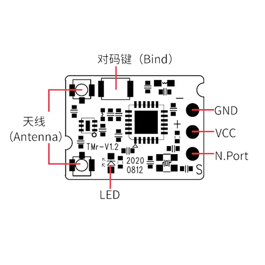 FlySky TMR 3rd Generation Protocol Dual Antenna Two Way Mini Receiver ...