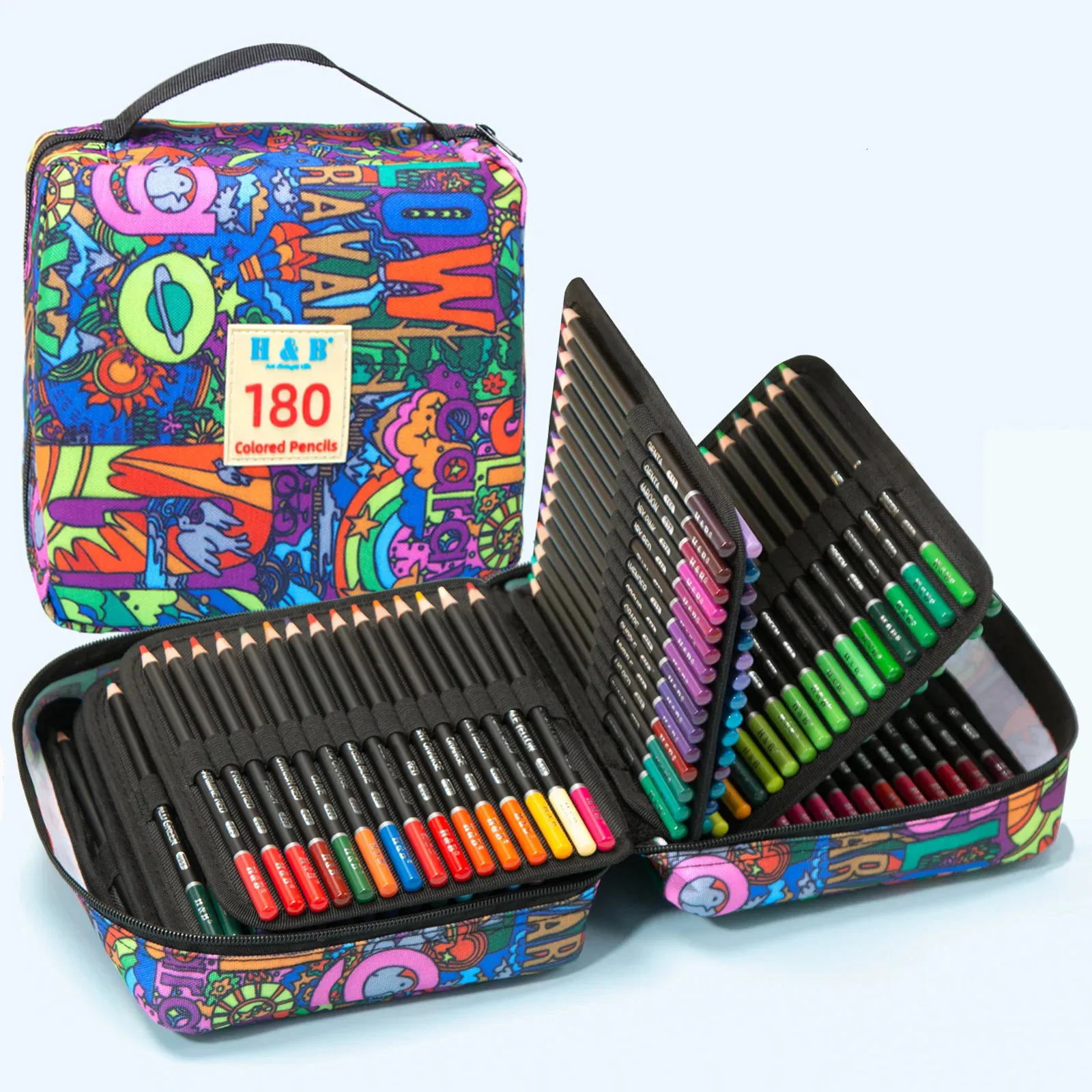 DHgate.com:120 Pieces Colored Pencil Set with Nylon Bag, Oil-Based Lead ...