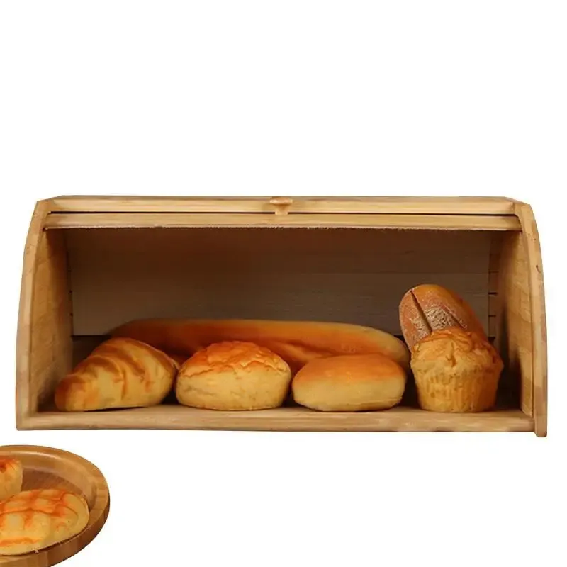 Bread Box For Kitchen Counter Large Capacity Farmhouse Countertop Bread ...