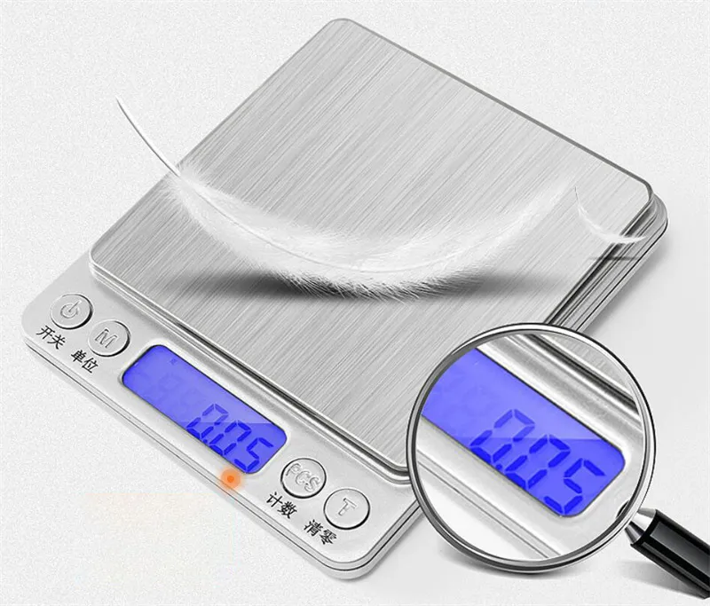 High Precision Digital Kitchen Scale - Durable Stainless Steel Food ...