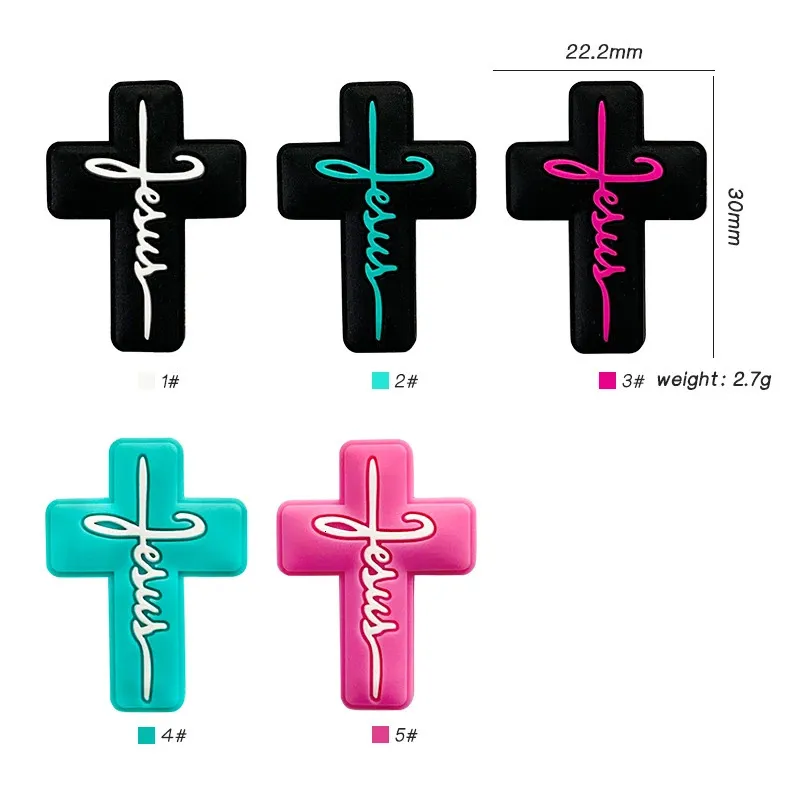 DHgate.com:Silicone Cross Beads DIY Bracelet Pacifier Chain for Baby ...