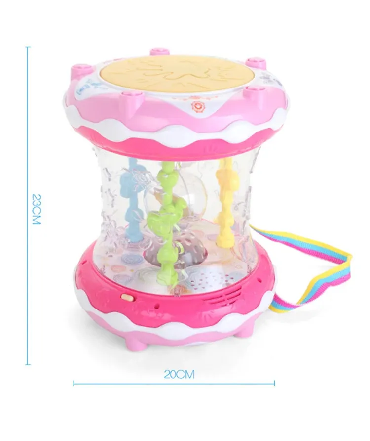 Baby Drum Musical Toy - Double-Sided Instrument with Microphone ...
