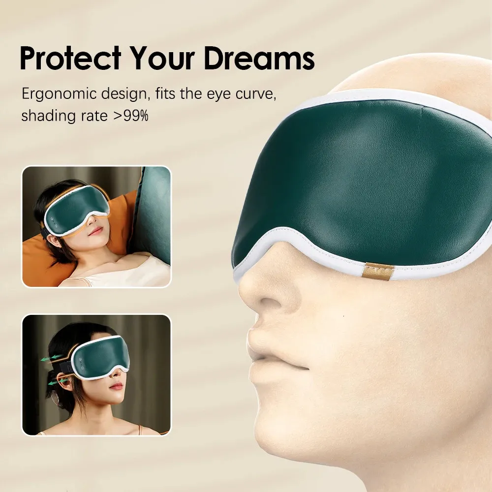 Electric Vibration Eye Massager Heated Eye Mask Wireless Relieve Eye ...