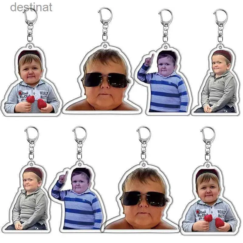 Key Rings Funny Hasbulla Magomedov Keychain Khabib Hasby Cutest Figure ...