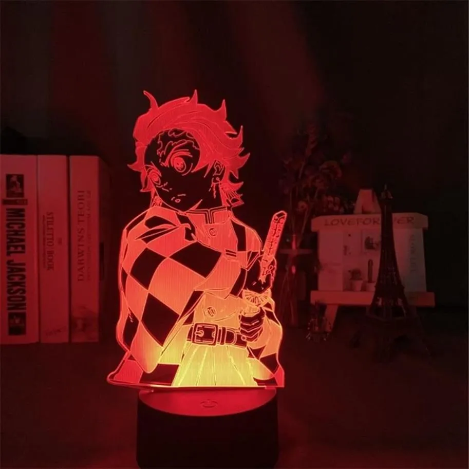 DHgate.com:3D LED Night Light, Kimetsu No Yaiba Nezuko Kamado Anime ...