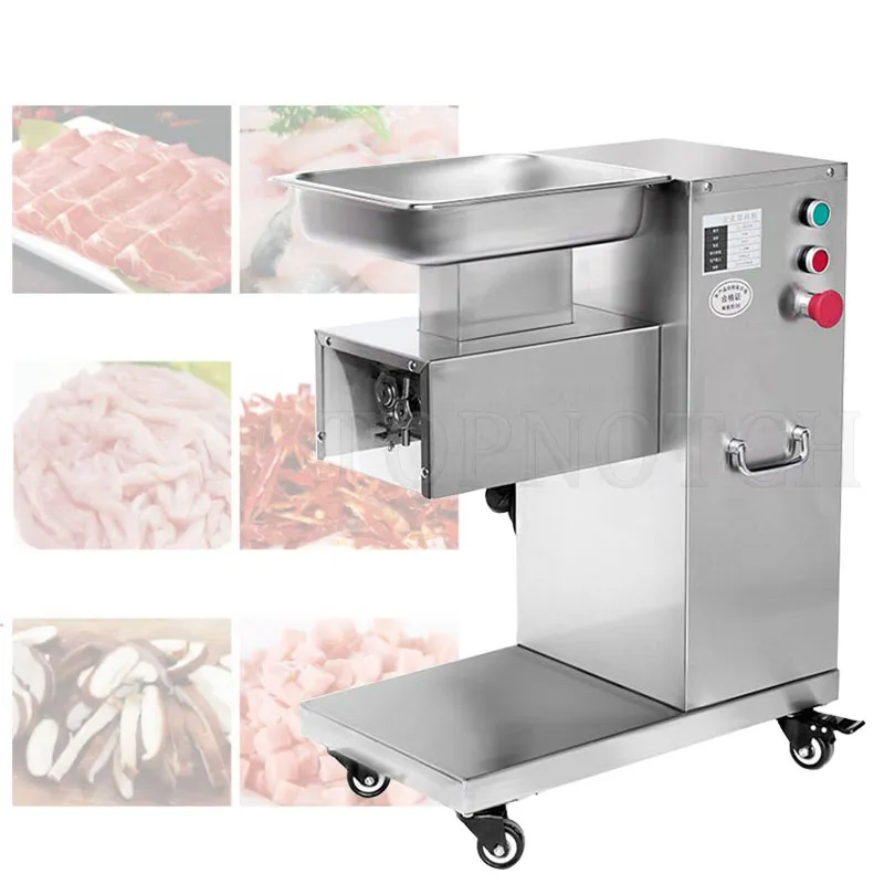 Stainless Steel Electric Commercial Meat Slicer Powerful Meat Mincer ...