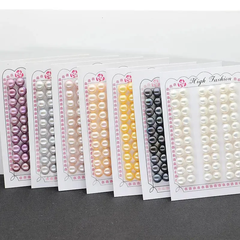 Button Pearls: 21m Natural Freshwater Pearls, 3A Quality, Gray Black ...