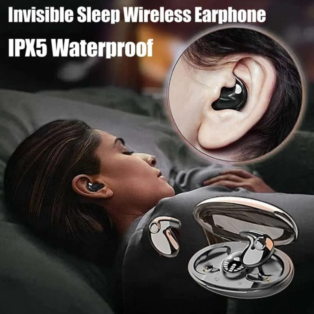 Mini Sleep Earbuds - 5.3 Bluetooth Wireless Sports Headphones, Touch ...