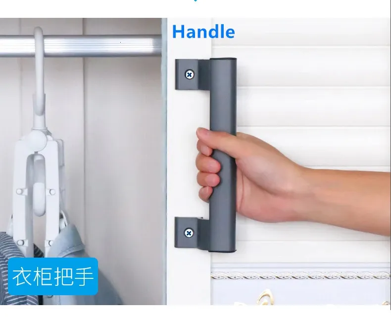 DHgate.com:Aluminum Alloy Push Pull Door Handle, Plastic Steel Door ...