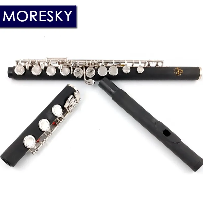 DHgate.com:MORESKY 17-Key Bakelite Flute, Nickel-Plated E Key, with ...