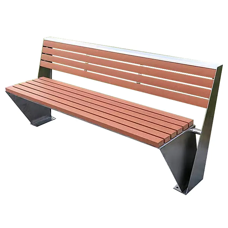 Customizable Outdoor Garden Bench - Durable Stainless Steel Park Bench ...