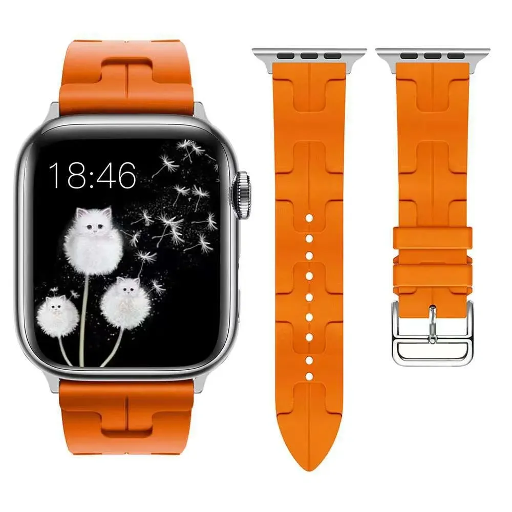 DHgate.com:Silicone Apple Watch Band: Easy-Swap Straps with H Alloy ...