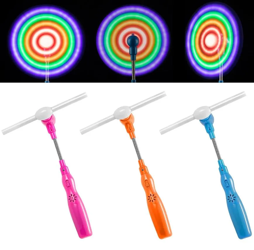 LED Flashing Windmill Magic Wands Colorful Glow In The Dark Party Favor ...