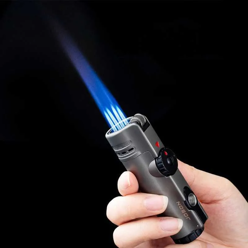 Premium Windproof Torch Lighter - Refillable Butane, Flint Wheel ...