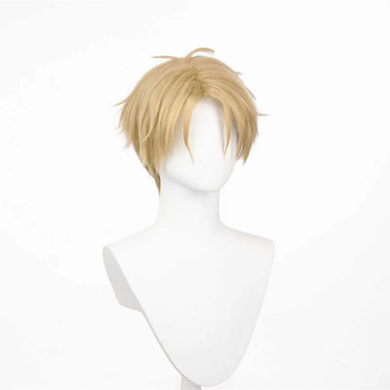SPY FAMILY Lloyd Forger Cosplay Wig Set - Twilight Gold Flipped Short ...