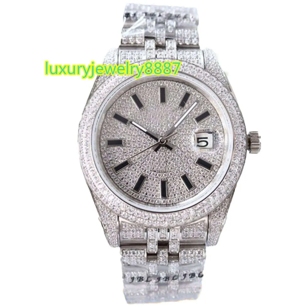 Luxury Moissanite Diamond Watch Iced Out Designer Mens Watch For High ...