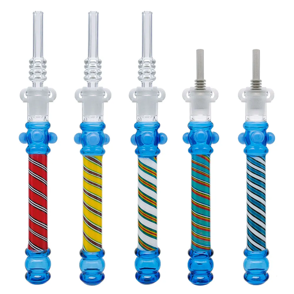 Premium Nectar Collector Kit: 10mm Stainless Steel/Quartz Tip, Smoking ...