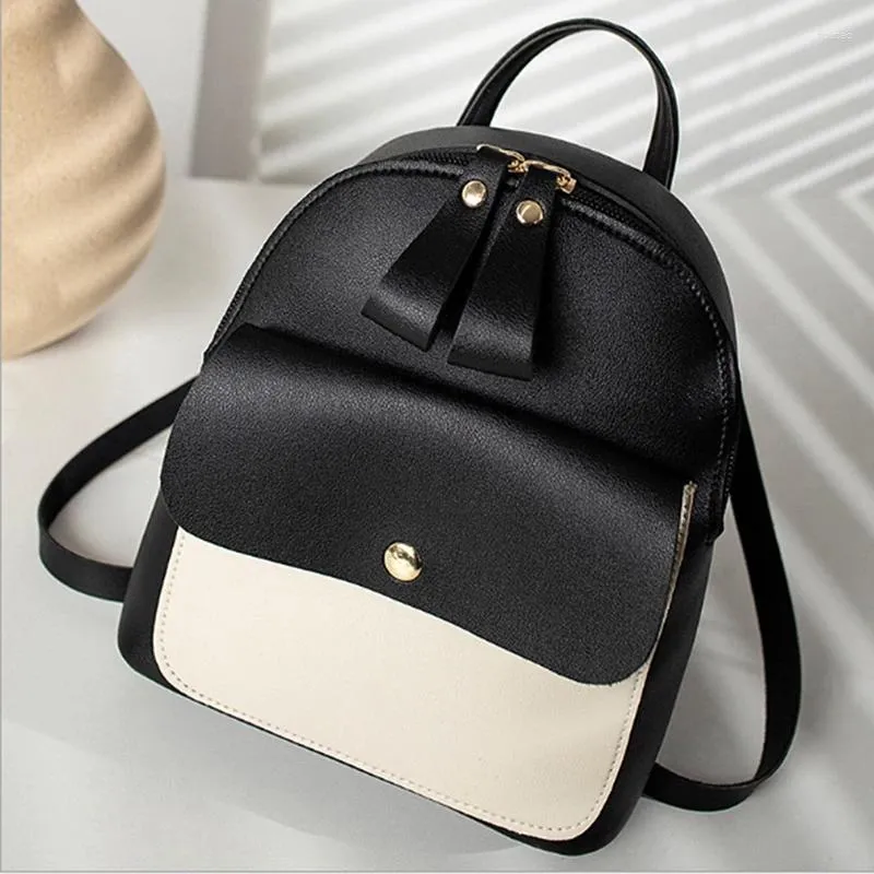 Multi Functional Leather Mini Ladies Small Backpack For Girls, Women ...