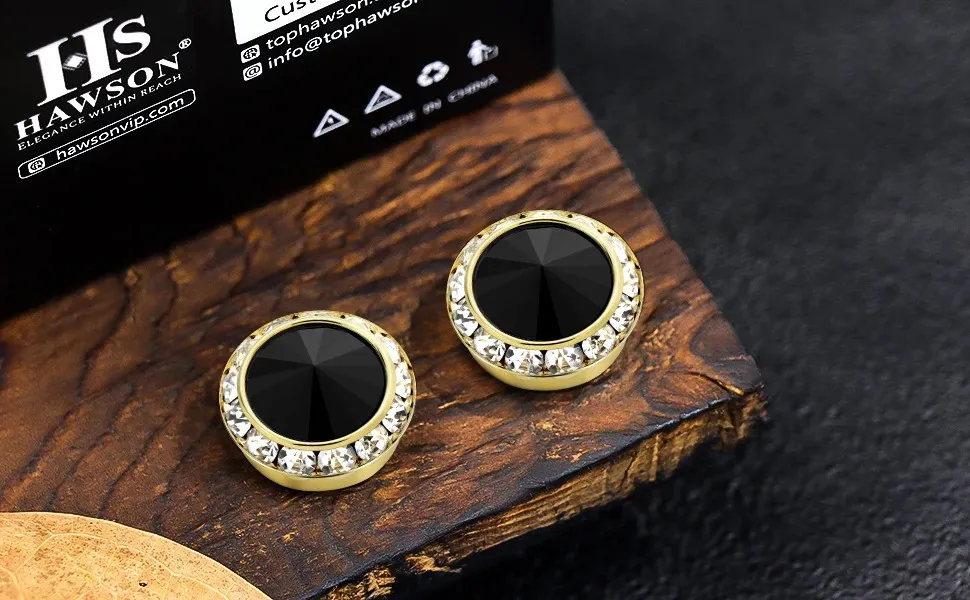 Hawson Fancy Button Covers or Cufflinks for Men's or Women's Shirts ...
