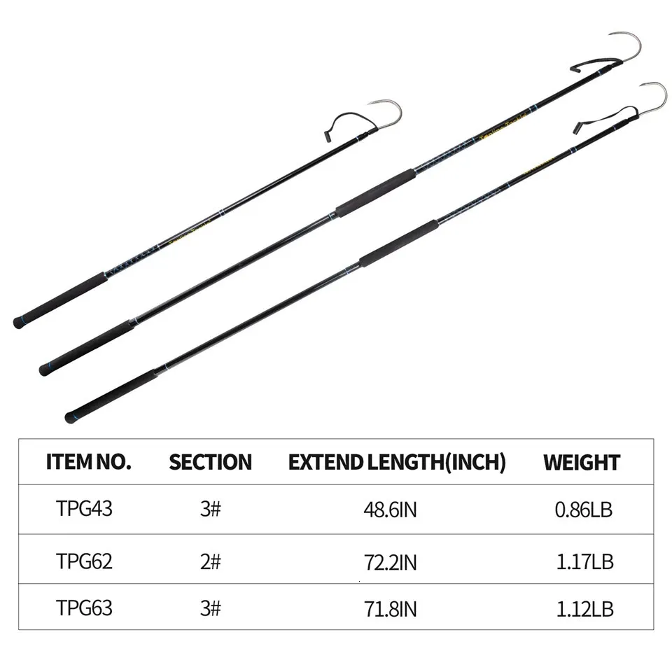 Heavy-Duty Fishing Gaff - Stainless Steel Hook, FRP Body, Strong ...