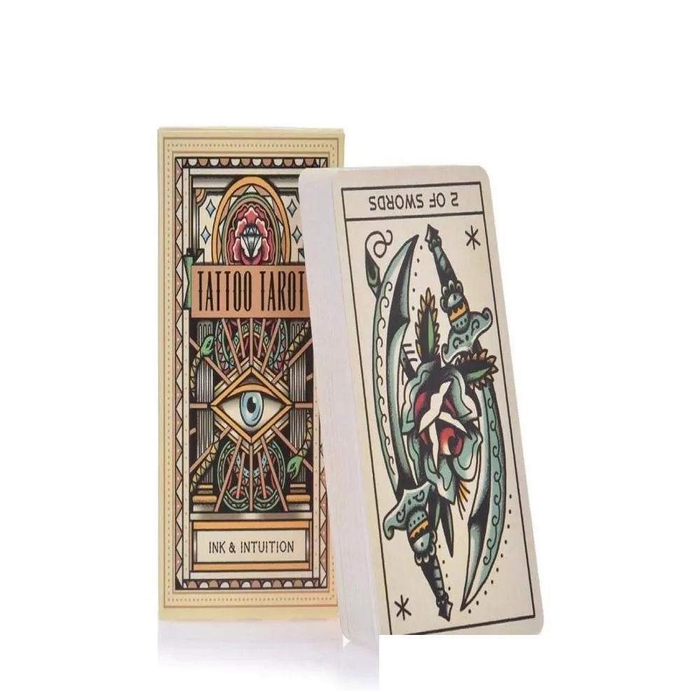DHgate.com:78Pcs Tarot Cards Deck with Guidebook for Divination and Card Game:Home & Garden