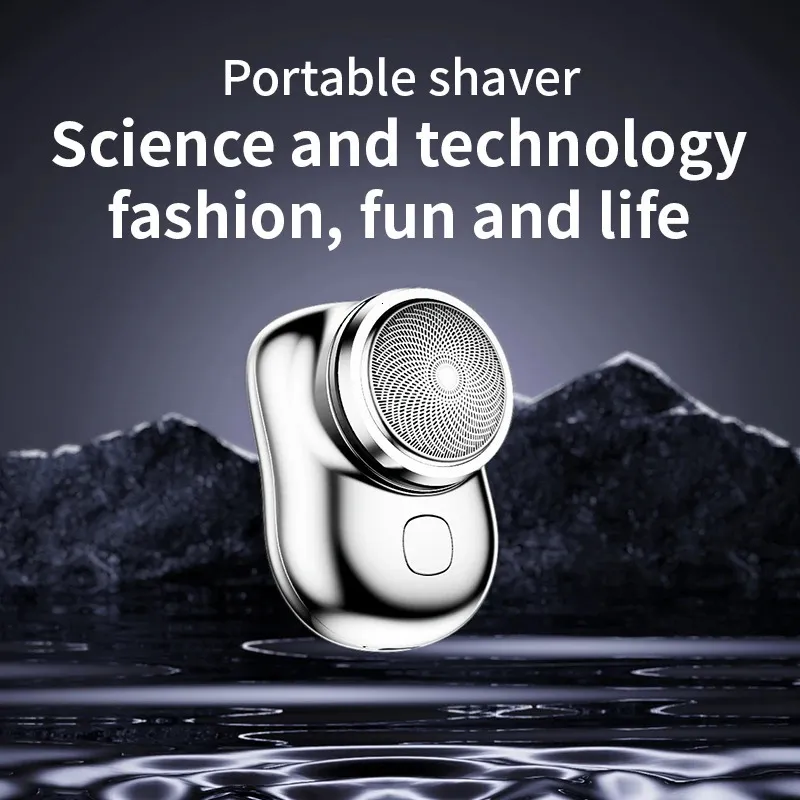 Mini Shave Portable Electric Shaver USB Rechargeable Electric Shaver ...