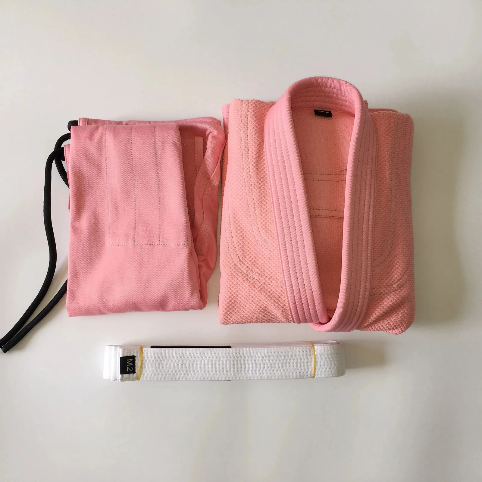 Pink Jiu Jitsu Gi Uniforms For Kids Lightweight MMA Grappling Kimono ...