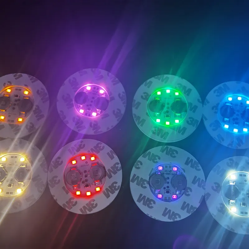Base De Bang En Verre Dab Rig LED Accessoires Pour Fumer 7 Couleurs ...