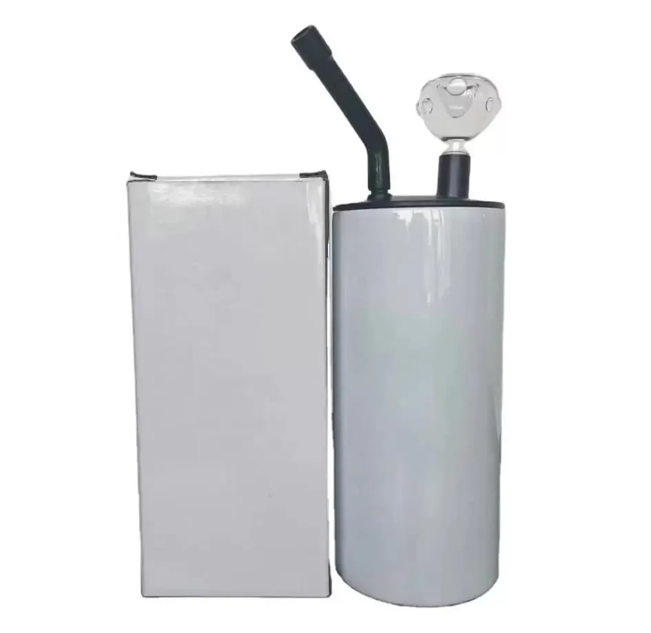 Stainless Steel 20oz Hookah With Pipe Lid For Sublimation Smoking And ...
