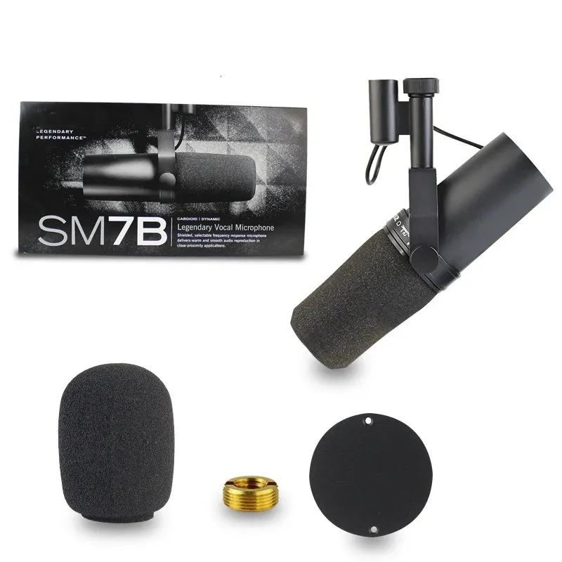 Professional Condenser Mic SM7B Dynamic Microphone Cardioid Studio Mic ...