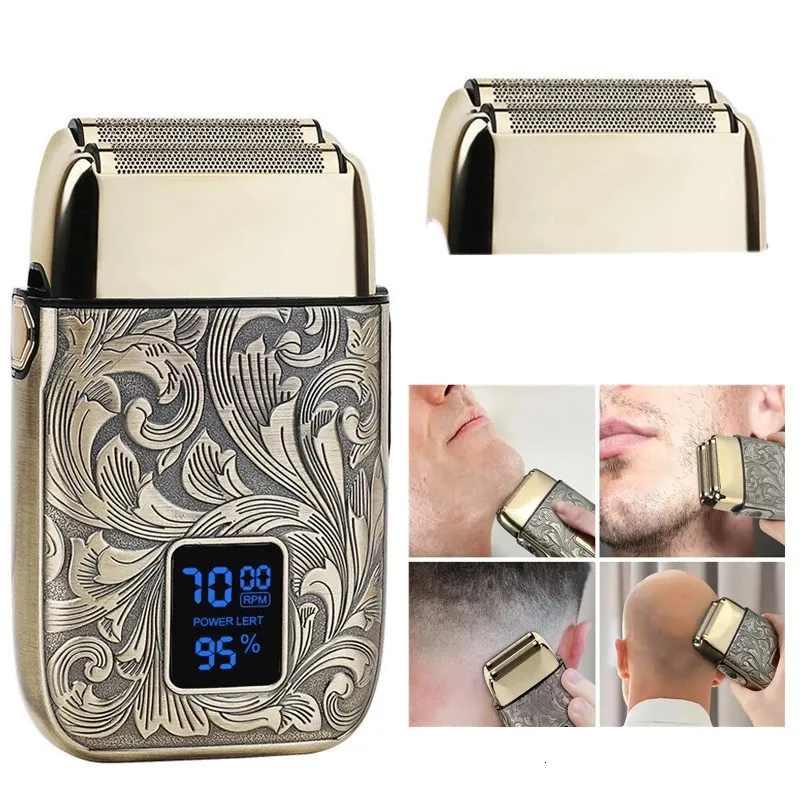 Premium 3-Speed Electric Barber Razor for Men - Wet & Dry Shaving ...