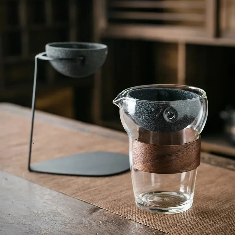 Premium Non-Porous Ceramic Tea Strainer & Heat-Resistant Glass Tea ...